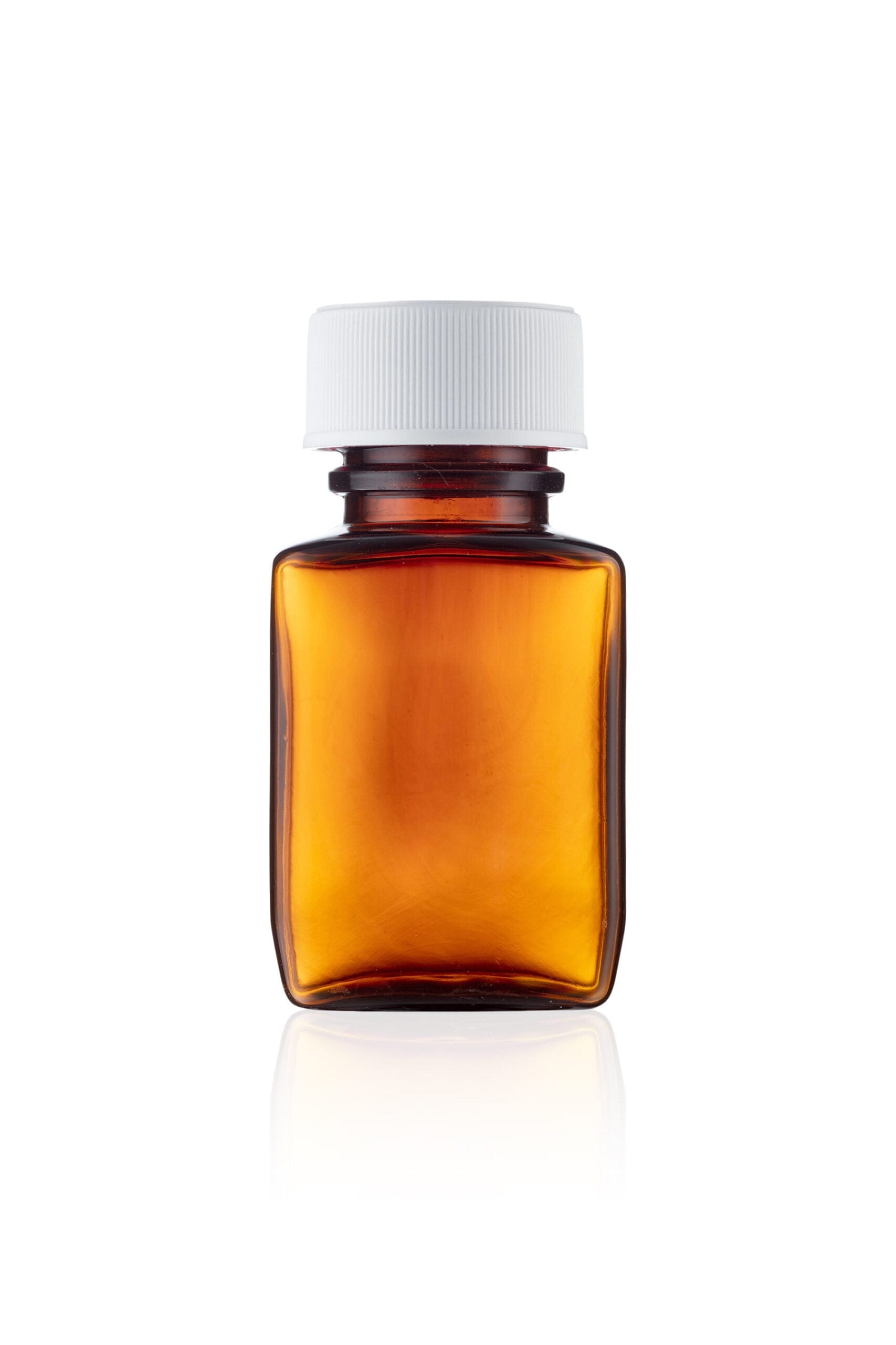 66ml CuboPac™ Amber Rectangular Tablet Bottles | Origin Pharma Packaging