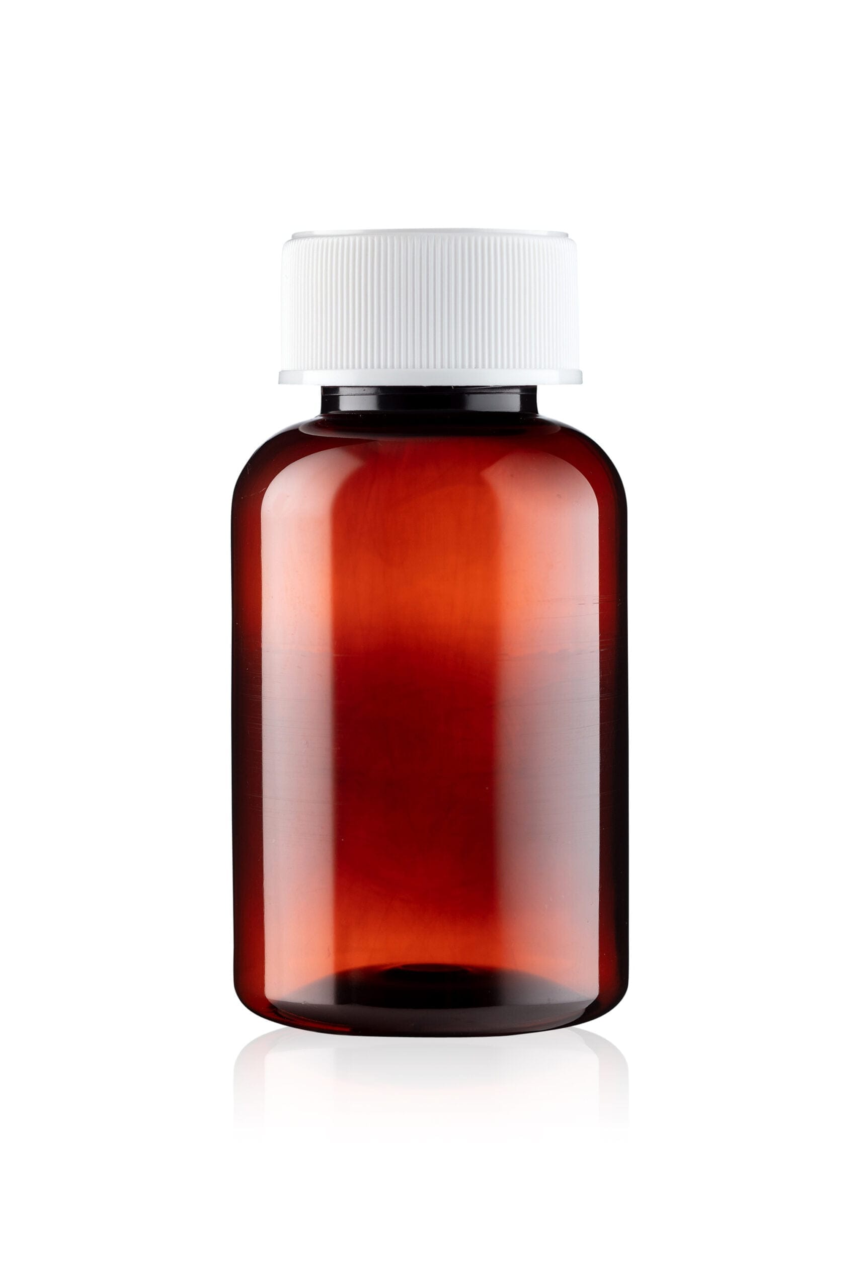 100ml UnoPac® Amber Round PET Tablet Bottles | Origin Pharma Packaging