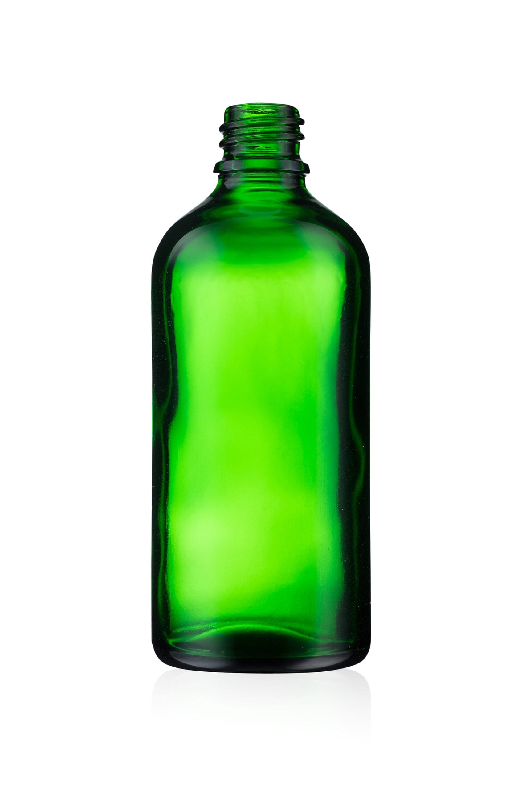 100ml Green Durham Glass Bottles with Droppers | Origin